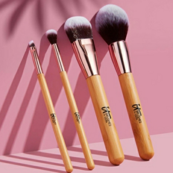IT BRUSHES FOR ULTA | Makeup | It Brushes For Ulta 4piece Bamboo Makeup ...
